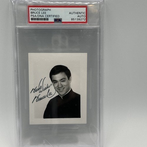 Bruce Lee Signed Photo PSA/DNA Autograph Auto | eBay