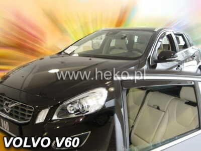 For VOLVO V60 2010 - 2018 5.doors Wind deflectors 4.pc set HEKO 31258 ...