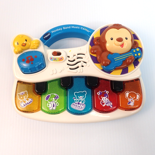 Vtech Monkey Band Music Center Piano with Melodies Sounds and Phrases ...