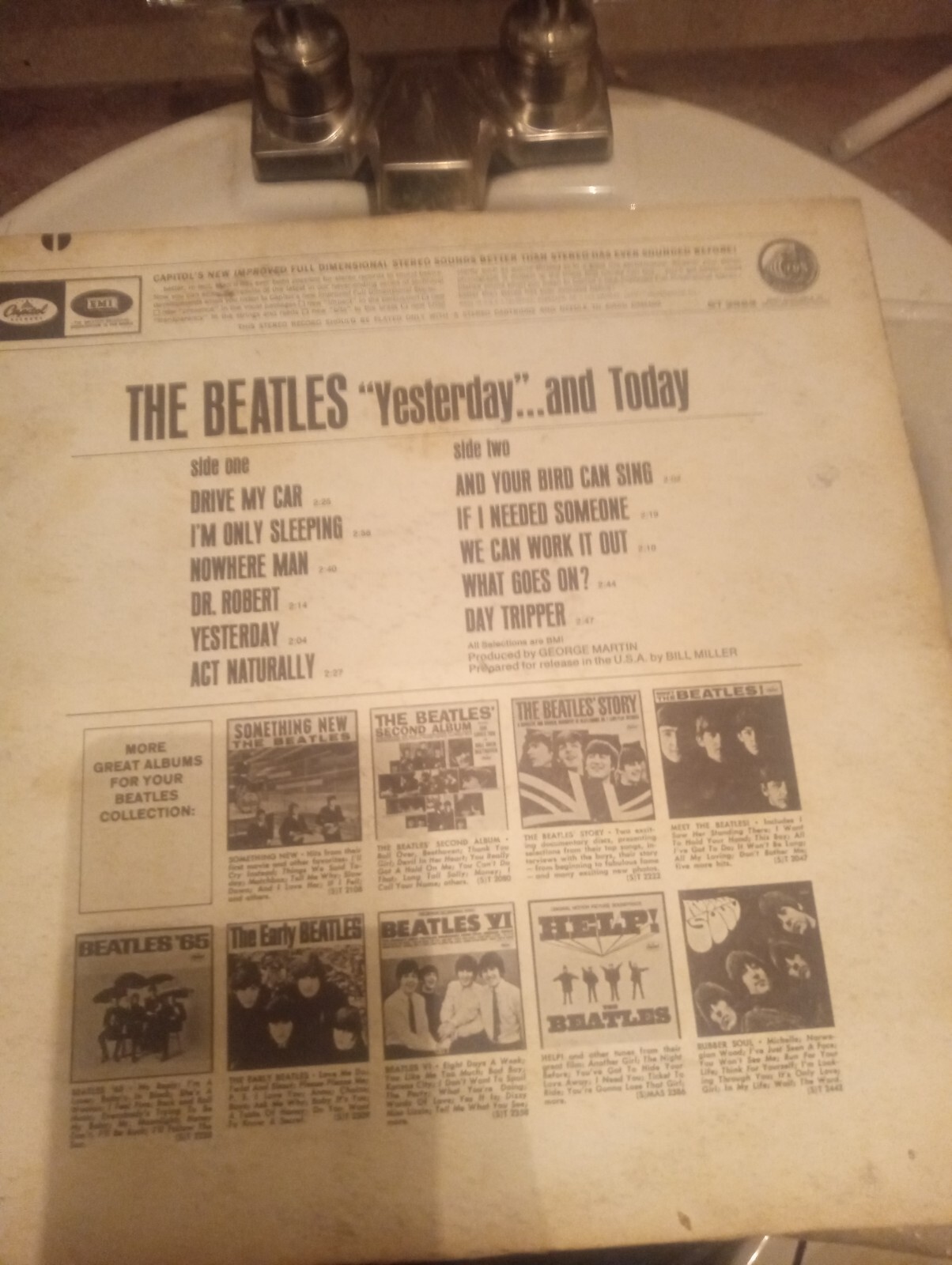 The Beatles Yesterday And Today Butcher Cover ST 2553 3rd State STEREO ...