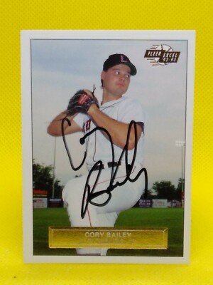 Cory Bailey 1992-93 Fleer Excel #129 PERSONAL AUTOGRAPH | eBay