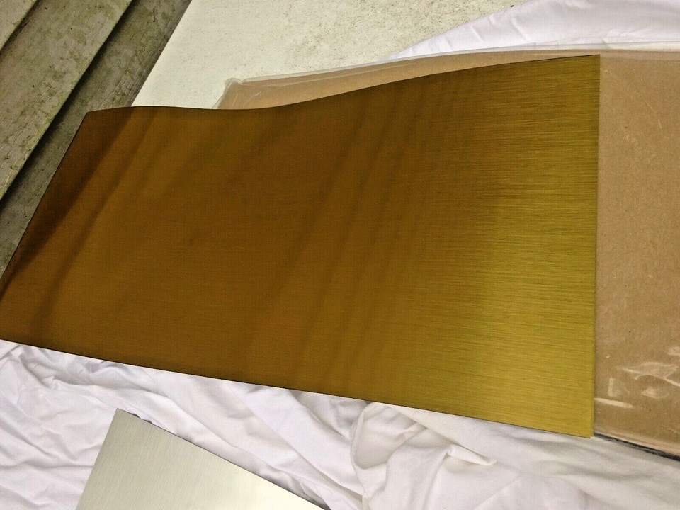 12"x24" IPI Blank Magnetic Sign Sheets in Gold, Silver & Black/Gold, 8 ...