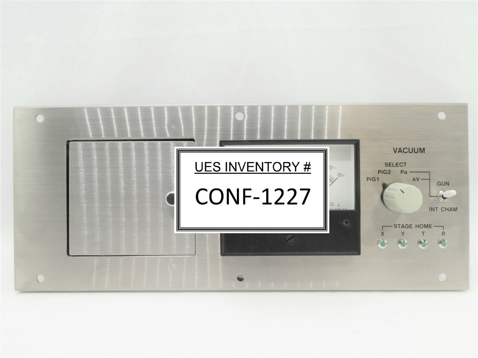 JEOL Stage Vacuum Control Panel BP102002-00 BCD-PIN/SW PB JWS-7555S SEM ...