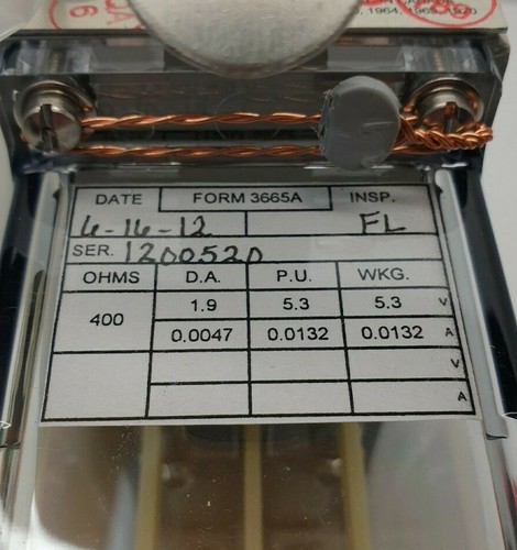 Ansaldo STS PN-150B Biased Neutral DC Relay - N322500701 - Hitachi Rail ...