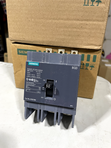 (1) NEW Siemens BQD350 3p 480v 50a Circuit Breaker - NEW - 24 AVAILABLE ...