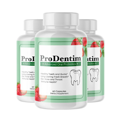 3-Pack Prodentim for Gums and Teeth Health Prodentim Dental Formula 180 ...
