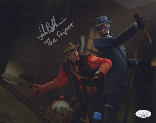 John Patrick Lowrie Signed 8x10 Team Fortress 2 Sniper Autograph Photo ...