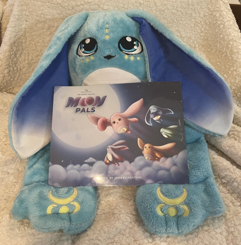 MOON PALS Bo Blue Plush 5lb Therapeutic Weighted Stuffed Animal with ...