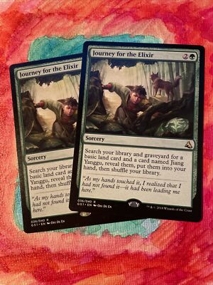 Journey for the Elixir X2 -NM- Global Series Duel Deck MTG Green Rare ...