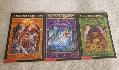 DELTORA QUEST 3 Paperback Book Lot #1, 5 & 6 FANTASY Emily Rodda GOOD ...