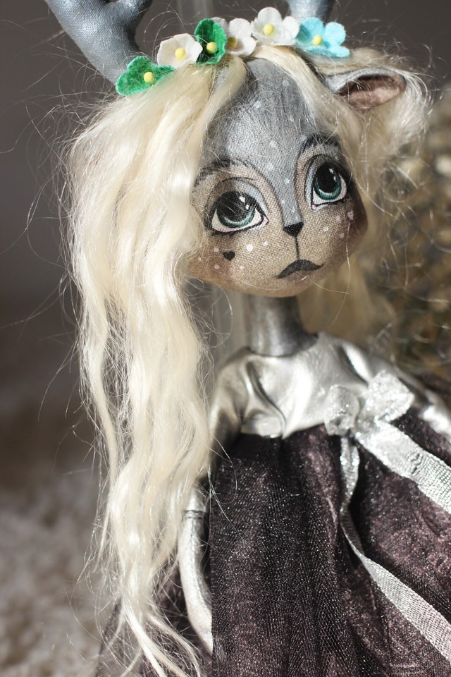 Hand Made Textile Decorative Doll Art Doll Collection doll Interior ...