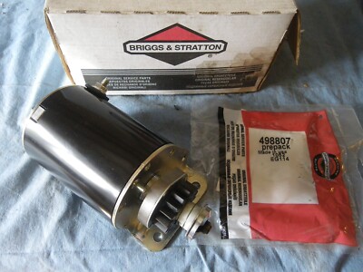 GENUINE BRIGGS and STRATTON 12 VOLT STARTER MOTOR 497595 | eBay UK