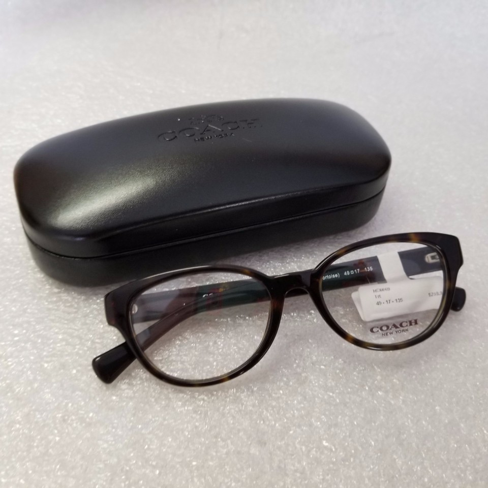 COACH 5120 DARK TORTOISE EYEGLASSES GLASSES FRAMES 49-17-135 HC6069 ...