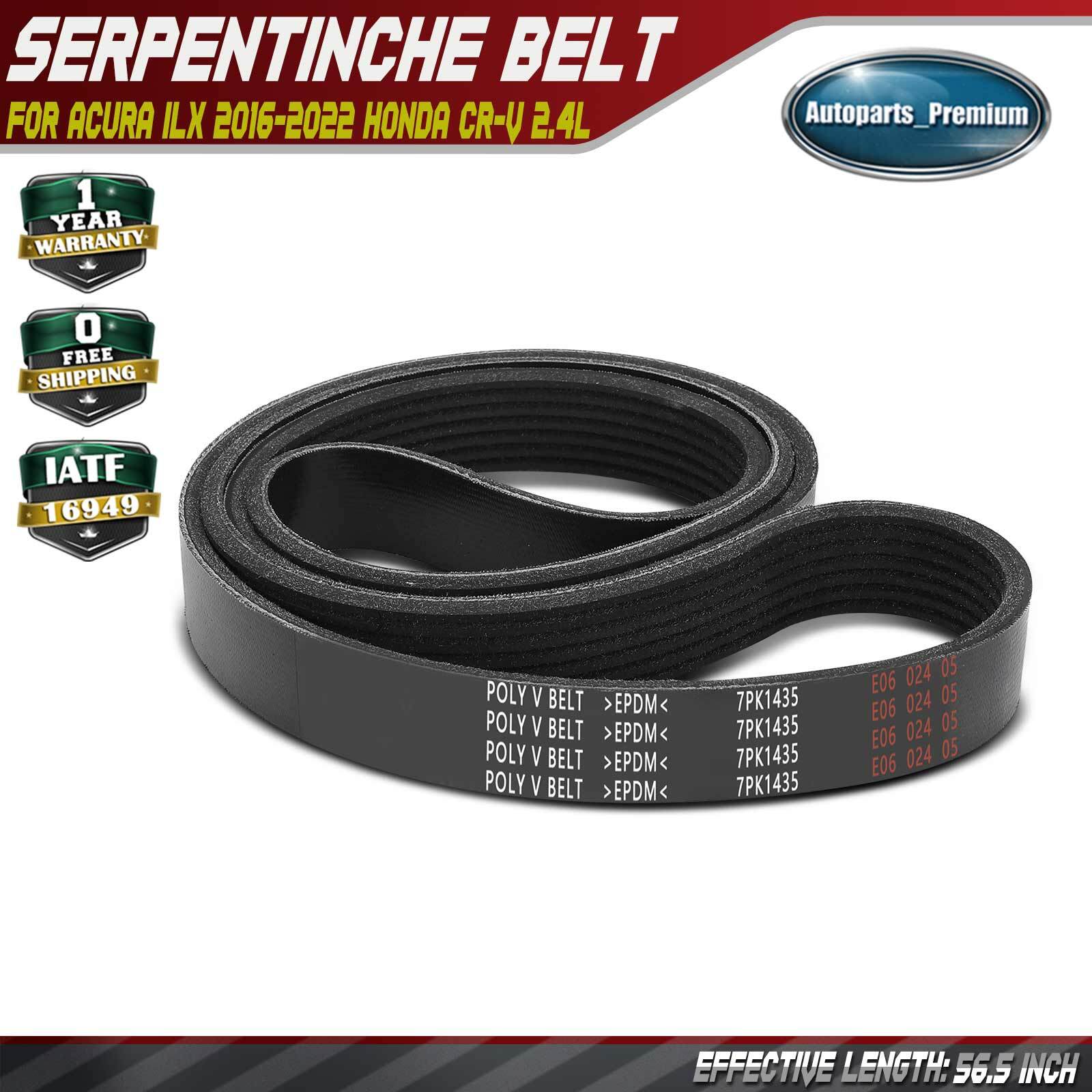 56.5 In Serpentine Belt for Acura ILX 2016-2022 Honda CR-V 2015-2016 L4 ...