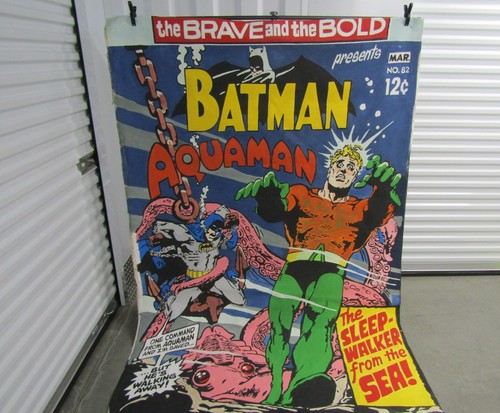 HUGE BATMAN Comic Book Artwork Original Oil Painting on Canvas - 63" x ...