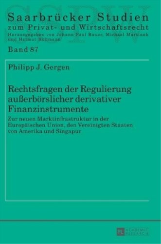 Philipp Gergen Rechtsfragen der Regulierung au erboerslicher ...