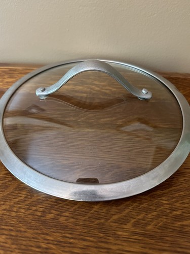 Calphalon Glass Stainless Steel Replacement Lid Only 9.5" OD. 9" Inner ...