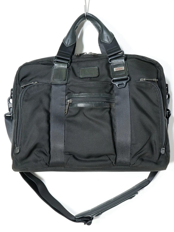 TUMI ALPHA BRAVO McNair Slim Brief 30x40x9cm 2-Way Business Bag Black ...
