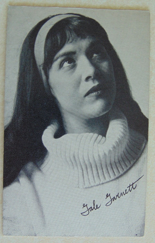 E1718 Postcard Gale Garnett Headshot Studio Publicity Card | eBay