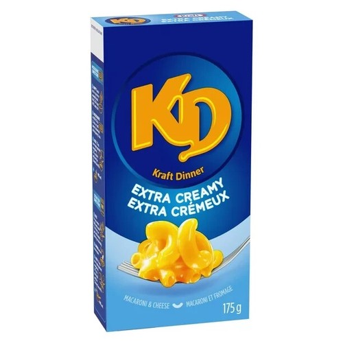 12 Boxes of KD Kraft Dinner Extra Creamy Macaroni & Cheese Pastas 175g ...