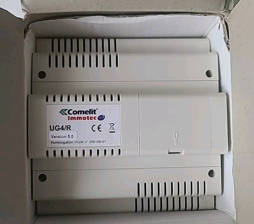 Comelit Immotec UG4/R Version 5.2 Homologation Vigik 200109-01 Central ...