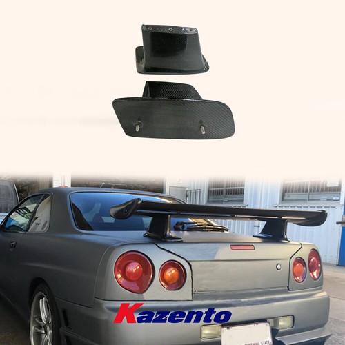 For Nissan Skyline R34 GTR OE Short Type wing Leg Carbon Fiber | eBay.de