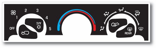 99-02 CHEVY GM GMC C5 Corvette Sierra Silverado Tahoe Climate Control ...