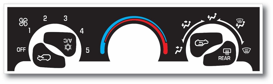 99-02 CHEVY GM GMC C5 Corvette Sierra Silverado Tahoe Climate Control ...