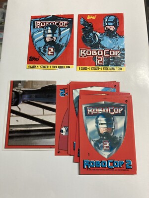 Clean 1990 Topps Robocop series 2 complete set 88 cards 11 stickers, 2 ...