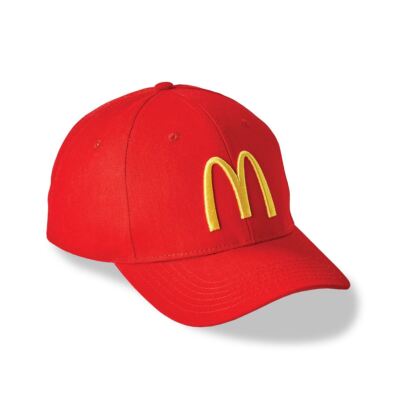 McDonalds Official Adjustable Red Cap Hat | eBay