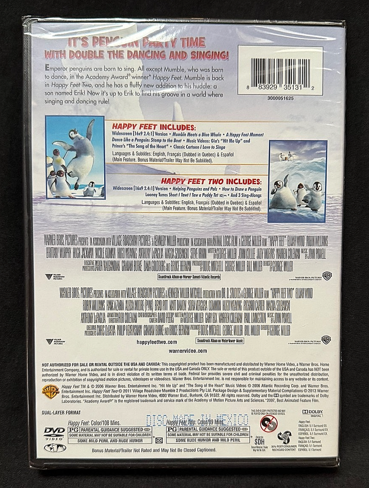Happy Feet 1 & 2 Movie Collection DVD NEW! SEALED! | eBay