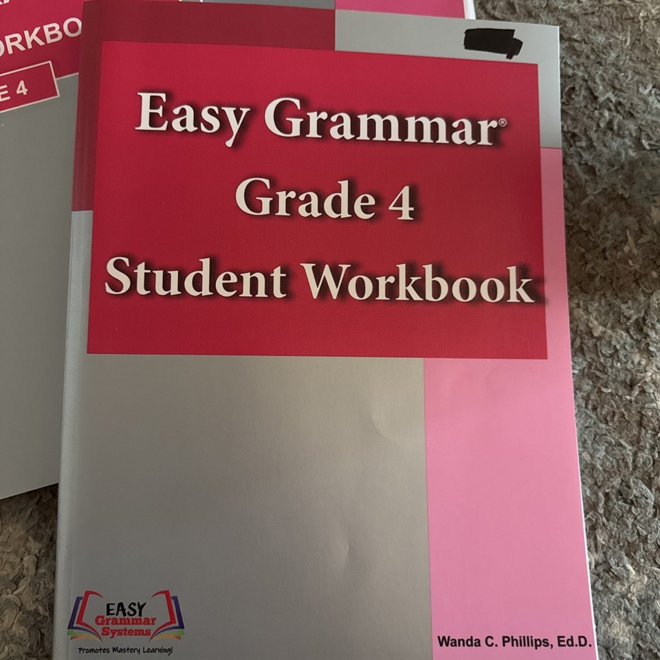 Easy Grammar Grade 4 Teacher Edition and Student Workbook Set, Plus ...