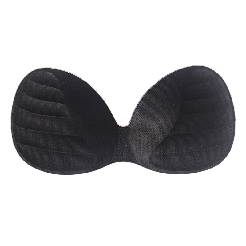 Women Bikini Padded Inserts Breast Bra Enhancer Push Up Chest Invisible ...