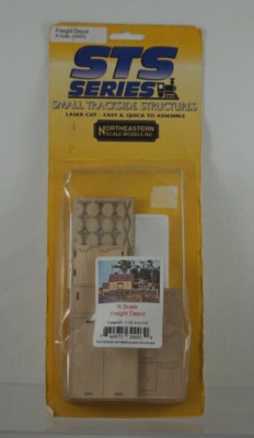 NOS Northeastern Scale Models FREIGHT DEPOT N Scale Laser Cut Building ...