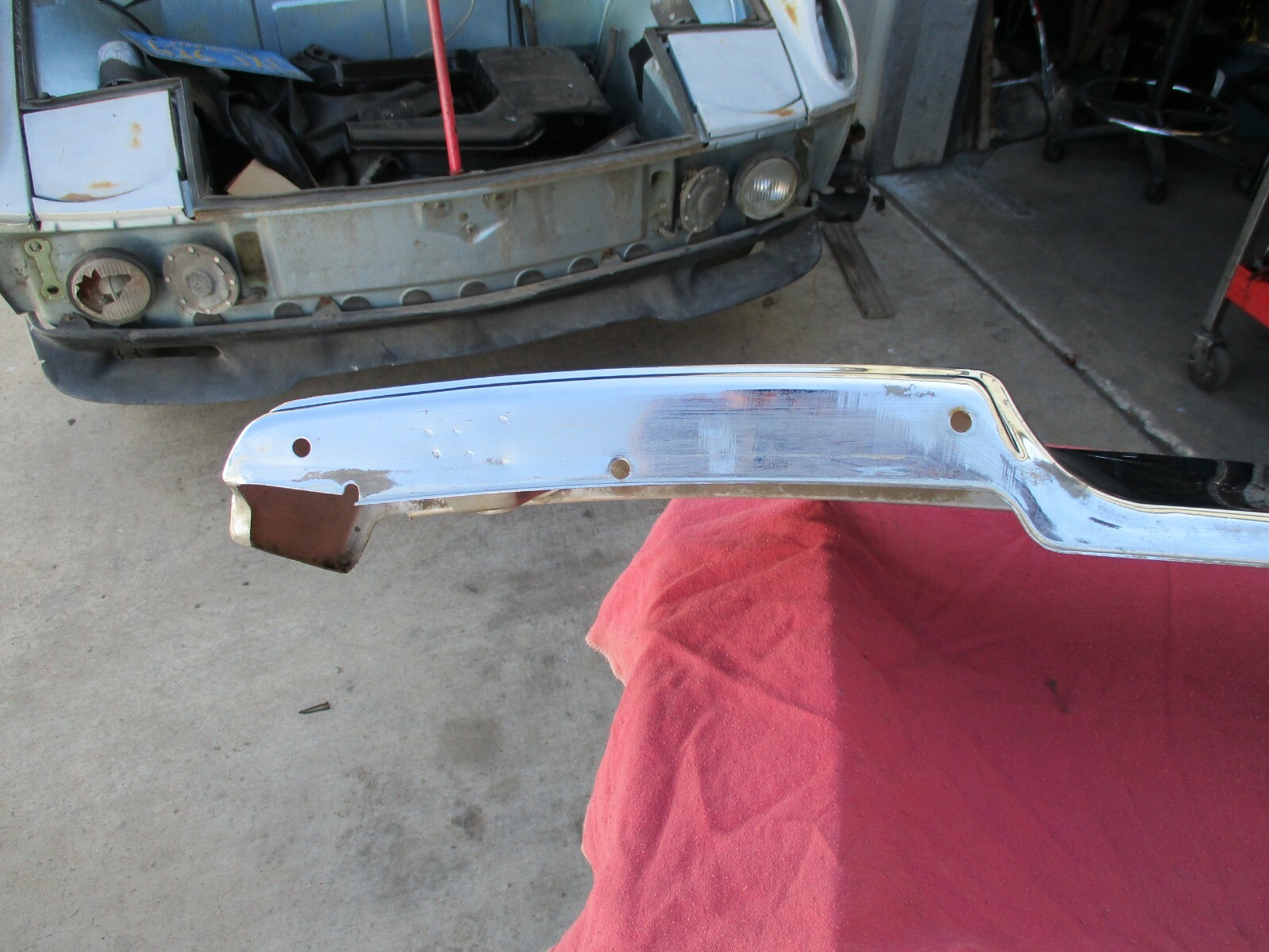 NLA Used Porsche 914 1970-1976 Rear Chrome Bumper Late Style For Guards ...