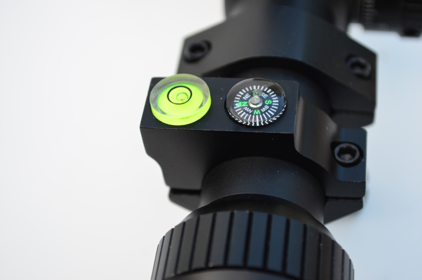 Rifle Scope Bubble Level Compass Mount For 25mm 1" Scope Tubes BUBBLE ...