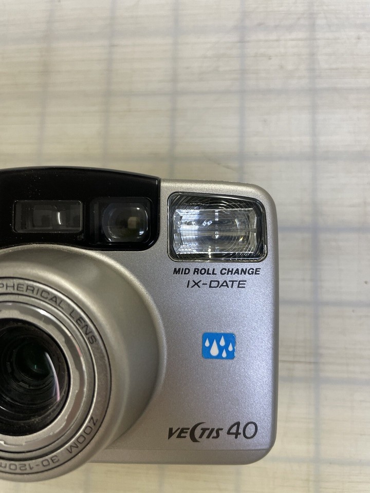 Minolta Vectis 40 Point And Shoot Camera Vintage 1997 30mm-120mm Zoom ...