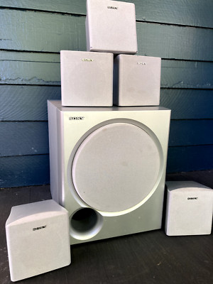 Sony Speaker System SURROUND SOUND SYSTEM Set of 5 Speakers + Subwoofer ...