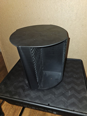 LASERLINE 80 CD Storage Spinning Carousel Rack Tower Rotating Black ...