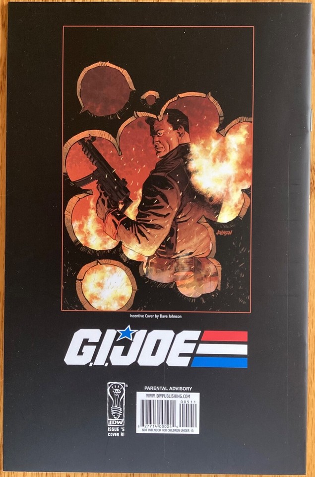 G.I. Joe issue #5, Virgin Variant Retail Incentive Dave Johnson Cover ...