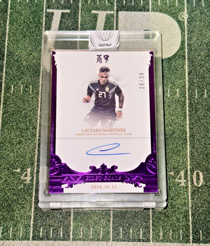2023 FansMall Argentina Lautaro Martinez Encased Amethyst AUTO /36 Like ...
