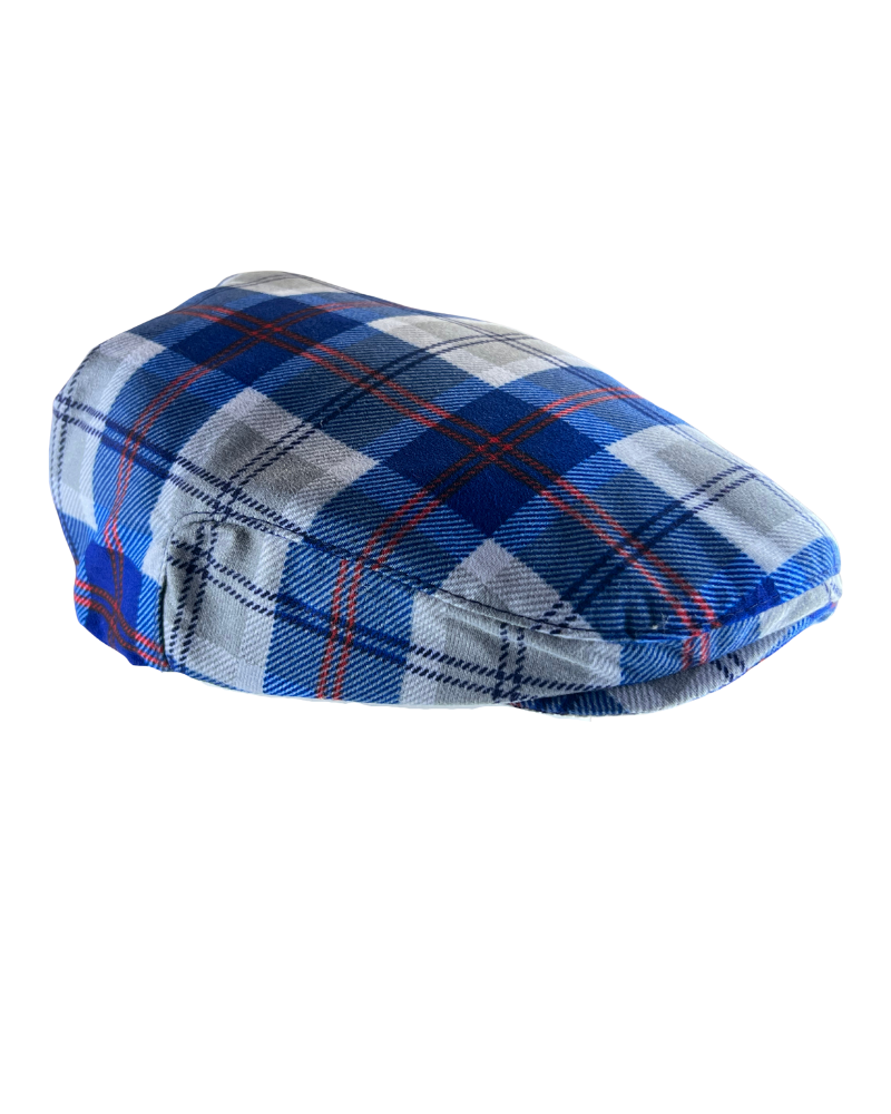Tartan Flat Cap Men Tartan Country Check Plaid Flat Cap Hat | eBay UK