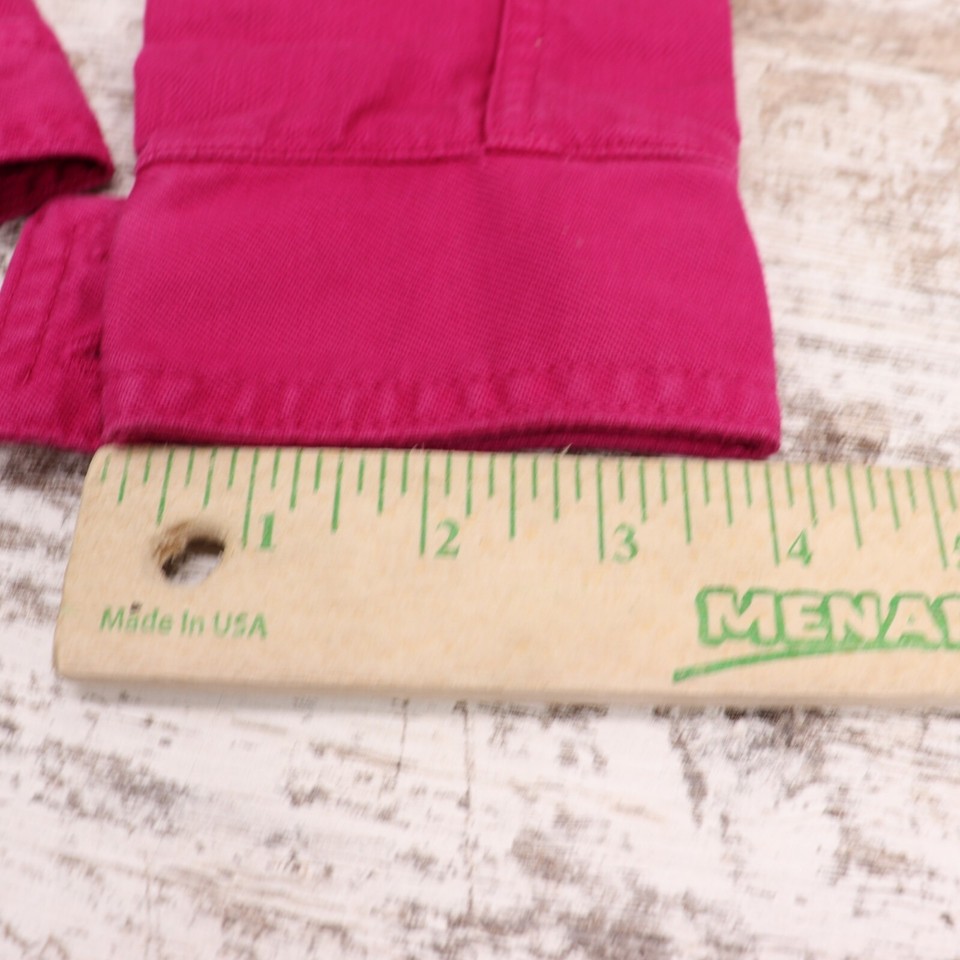 Authentic Icon Womens Size M Jean Jacket Denim Pink With Stars Button ...