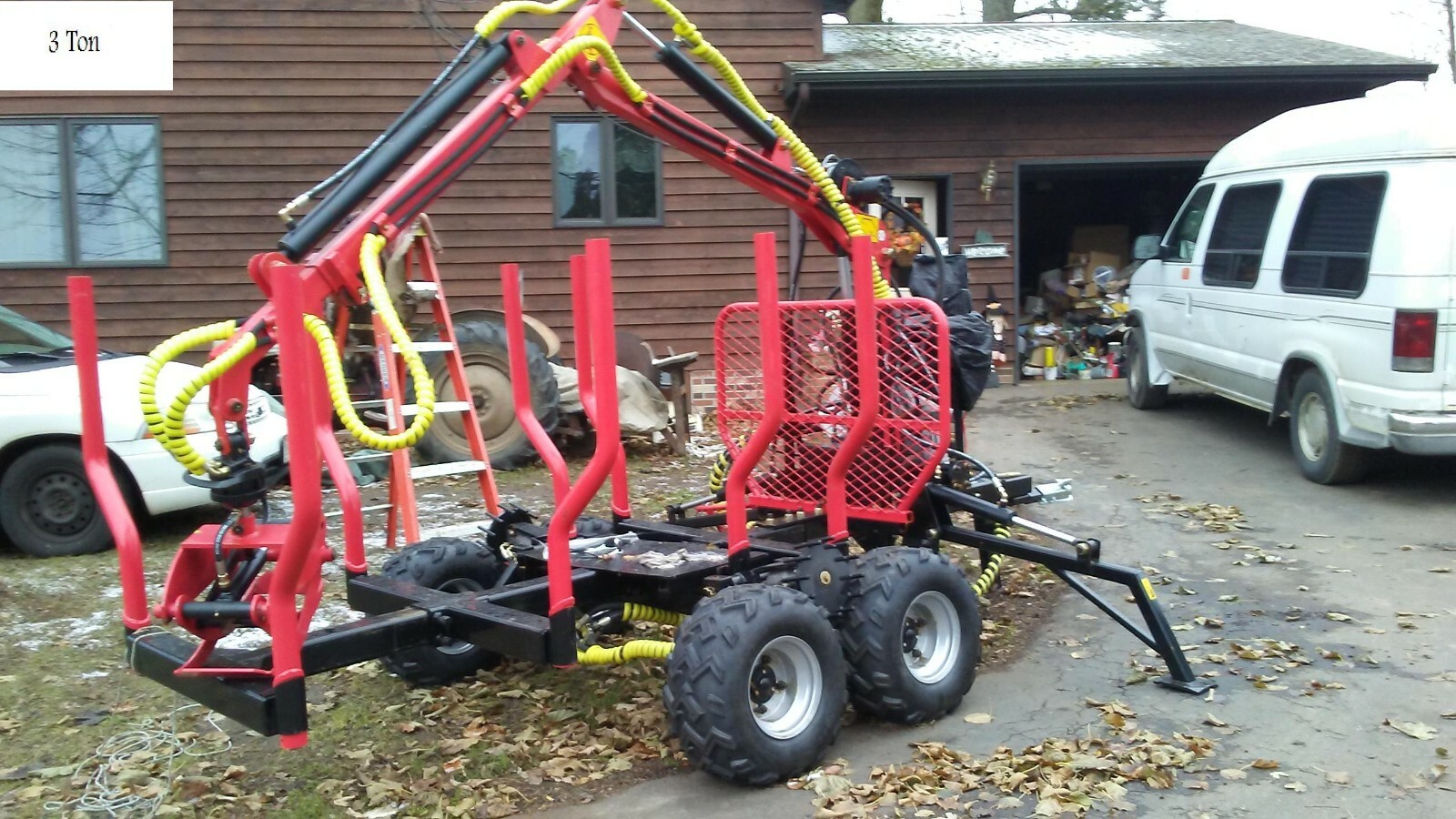 NEW logging trailer ATV/Small tractor ON SALE 4 different sizes to ...