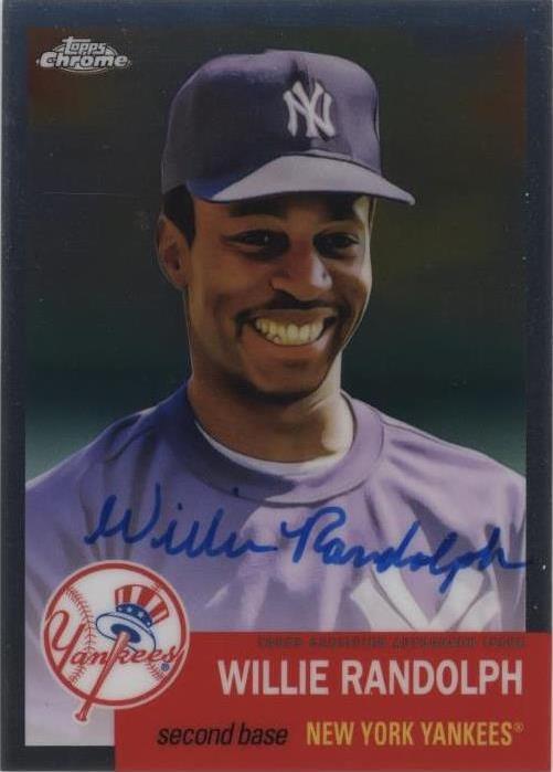 2022 Topps Chrome Platinum Anniversary - Chrome Platinum Autographs Willie Randolph #CPA-WR (AU ...
