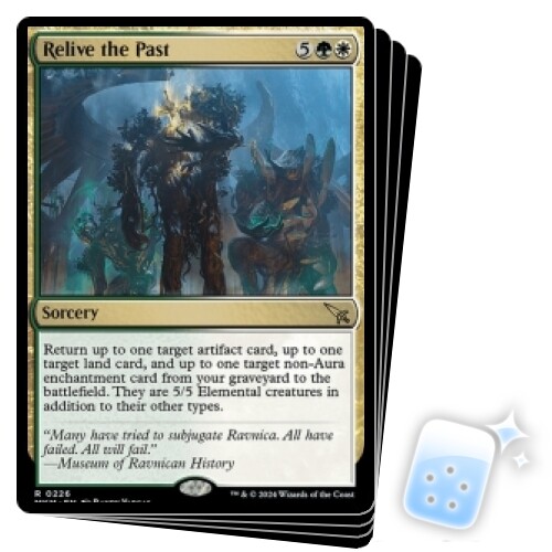 RELIVE THE PAST X4 Murders At Karlov Manor MKM Magic MTG MINT CARD | eBay