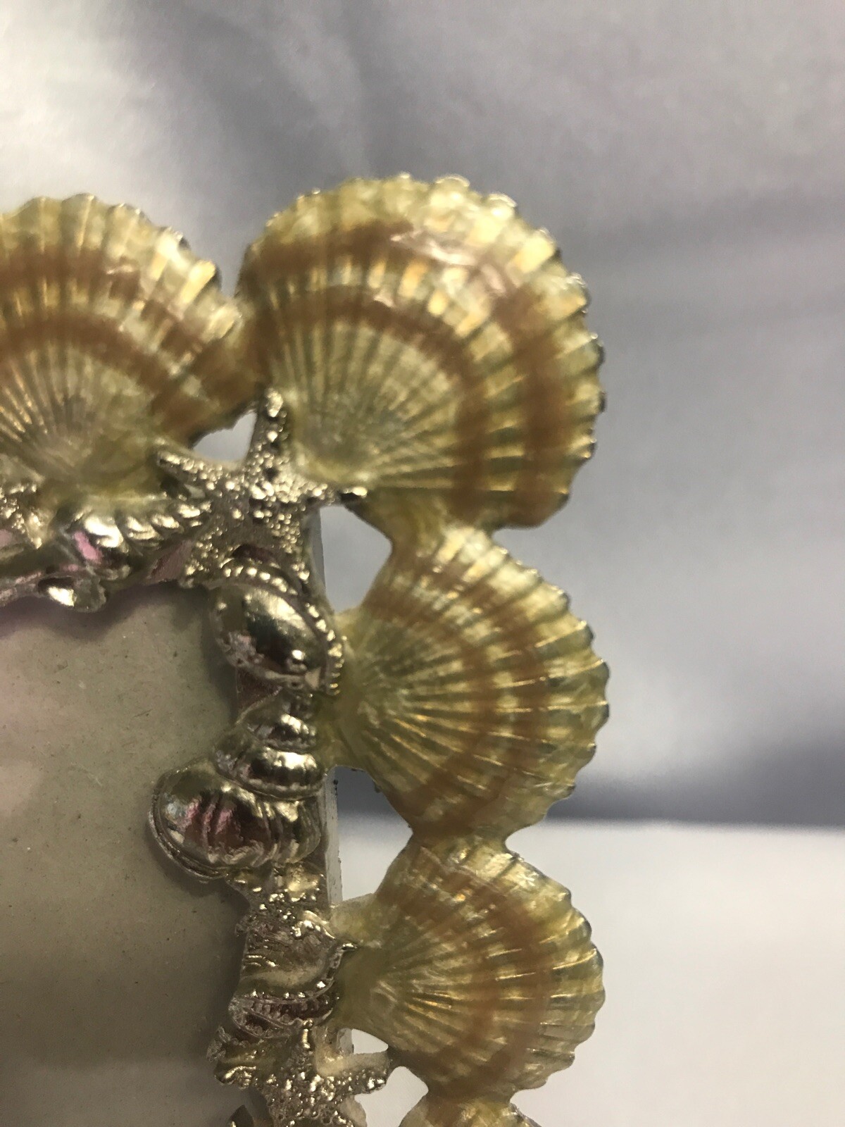 picture frame With Shells & Acrylic 4x6 Photos | eBay