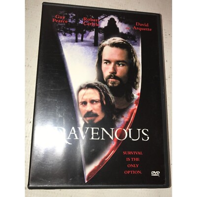 RAVENOUS DVD w/ Case- GUY PEARCE, ROBERT CARLYLE, DAVID ARQUETTE | eBay