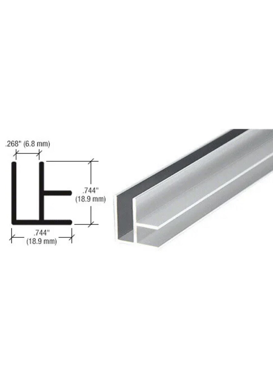CRL D7201BA Brite Anodized Aluminum Corner Extrusion 144" Stock Length ...