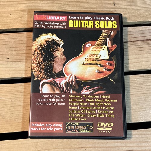 Lick Library: Learn to Play Classic Rock Guitar Solos DVD (2012 ...